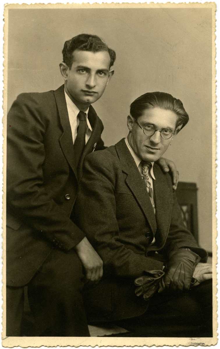 Ben-ZIon with Jakob Gold studio portrait | Rabbi Ben-Zion Gold